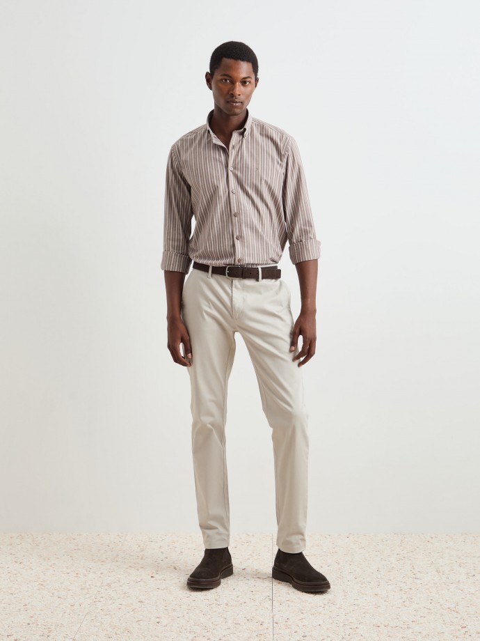 Regular Fit Striped Shirt - D004768_852 - Decenio